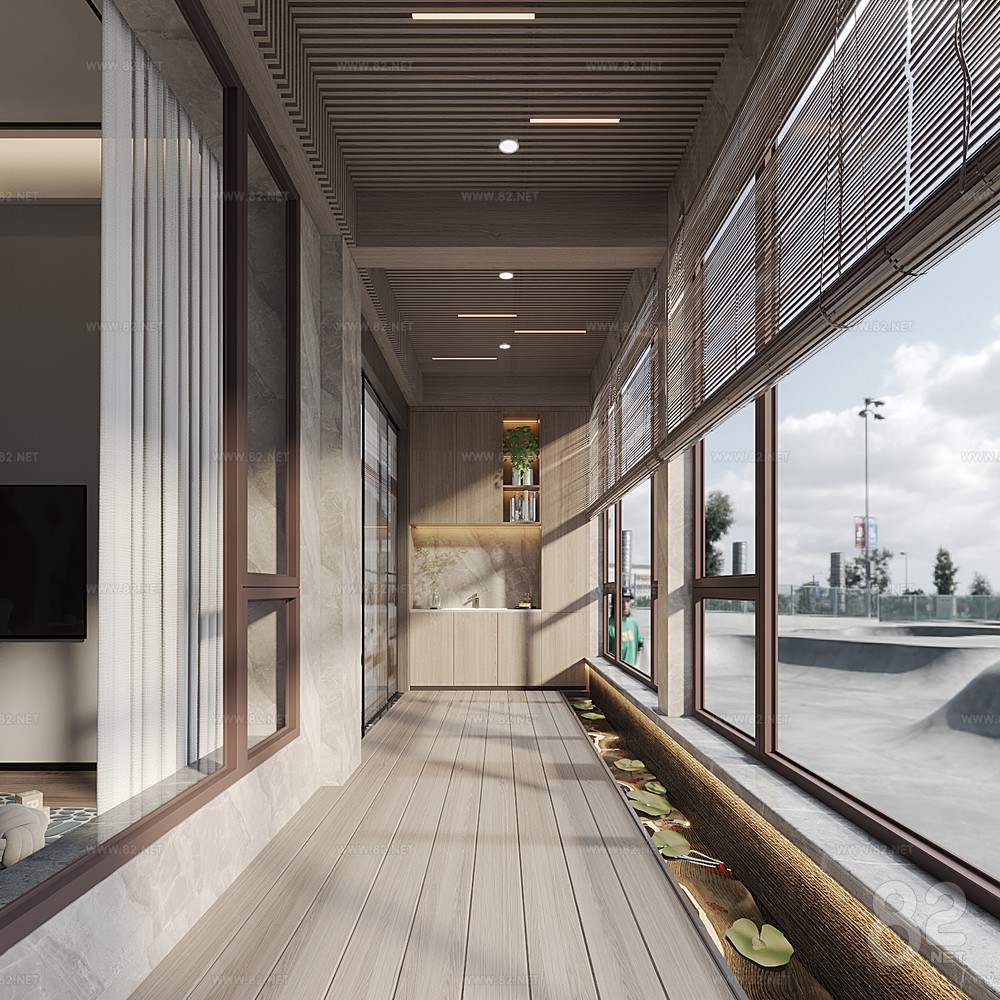 Leisure balcony free of charge | 3Ds Max(.max) - 82Models