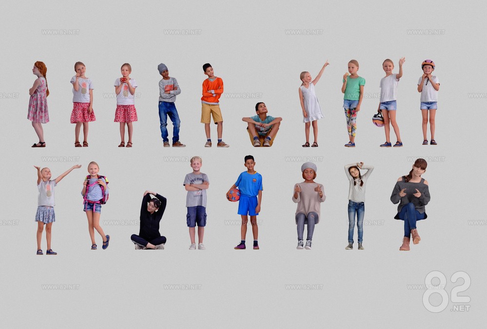 Characters Free | 3Ds Max(.max) - 82Models