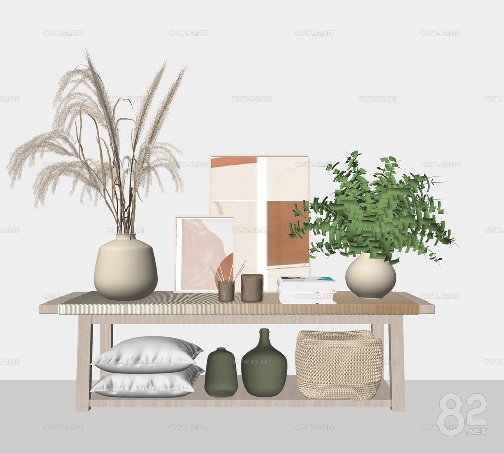 vase ornaments Sketchup Model | SketchUp(.skp) - 82Models