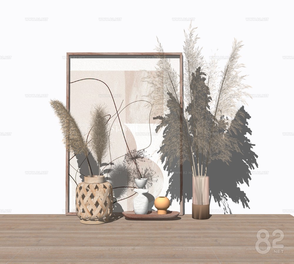 vase ornaments | SketchUp(.skp) - 82Models