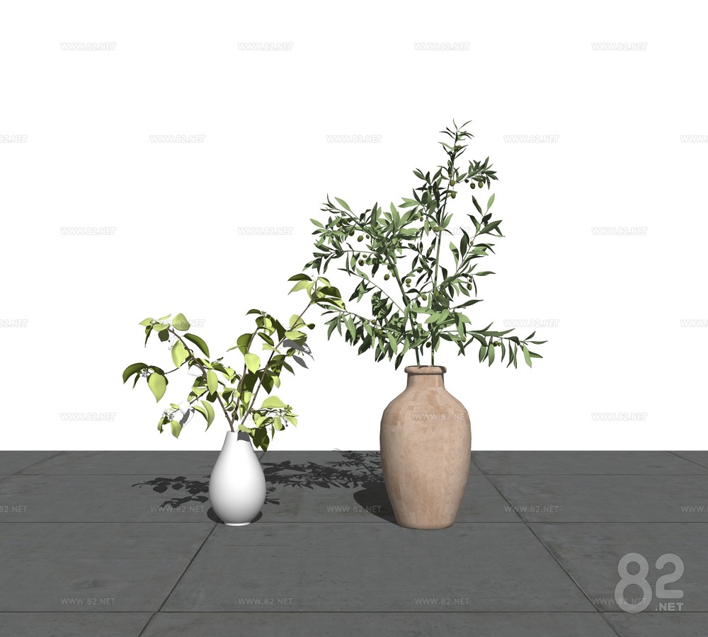 Vase Flower Art | SketchUp(.skp) - 82Models