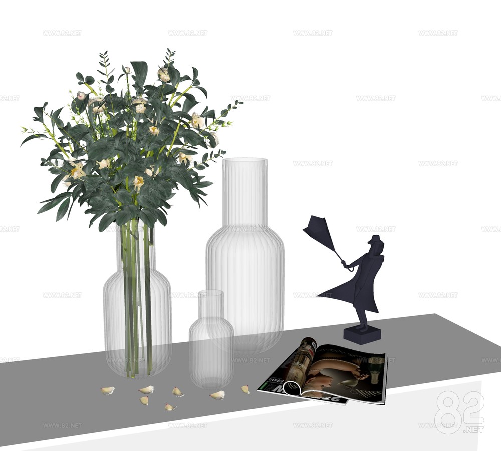 vase ornaments Sketchup Model | SketchUp(.skp) - 82Models
