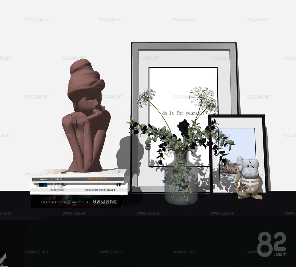 Sculpture Ornaments Sketchup Model | SketchUp(.skp) - 82Models