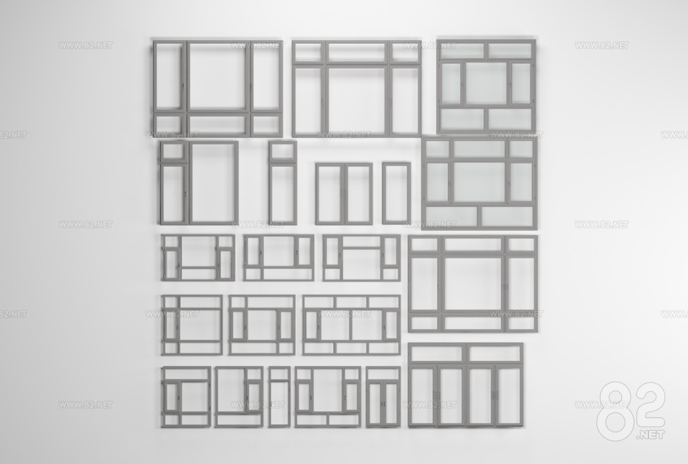 Free windows | 3Ds Max(.max) - 82Models