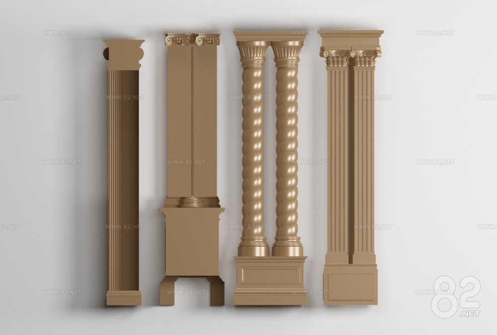 Affordable Luxury Style Roman column decorative column free | 3Ds Max ...