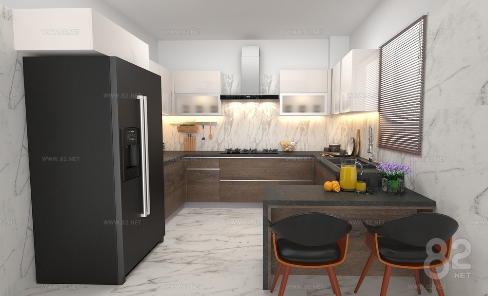 Free kitchen | 3Ds Max(.max) - 82Models