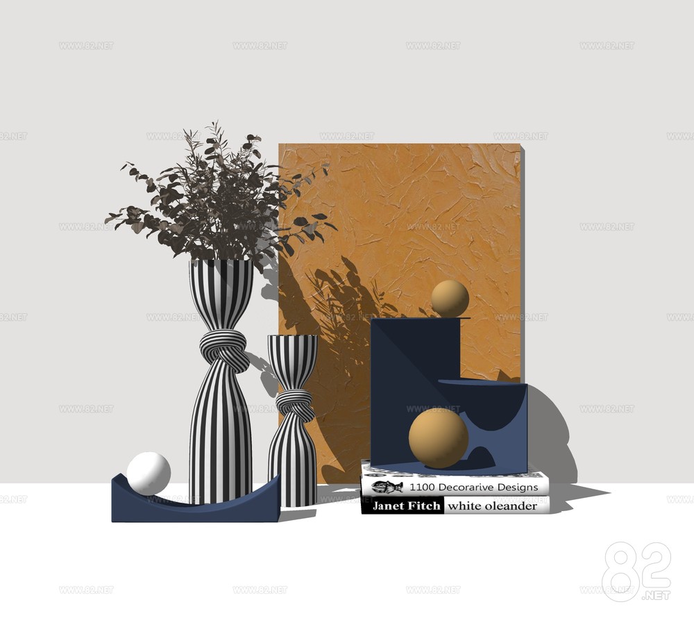 vase ornaments Sketchup Model | SketchUp(.skp) - 82Models
