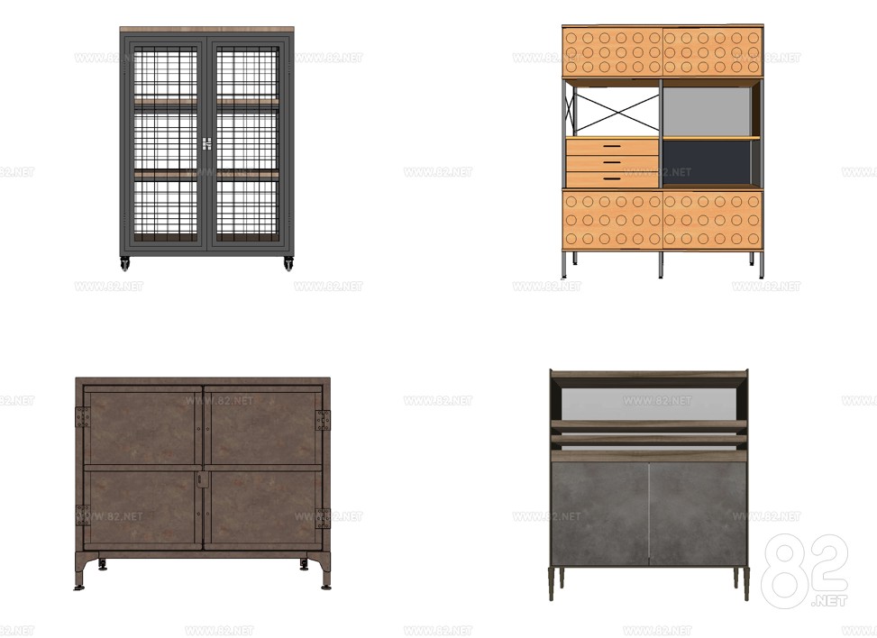Lockers | SketchUp(.skp) - 82Models