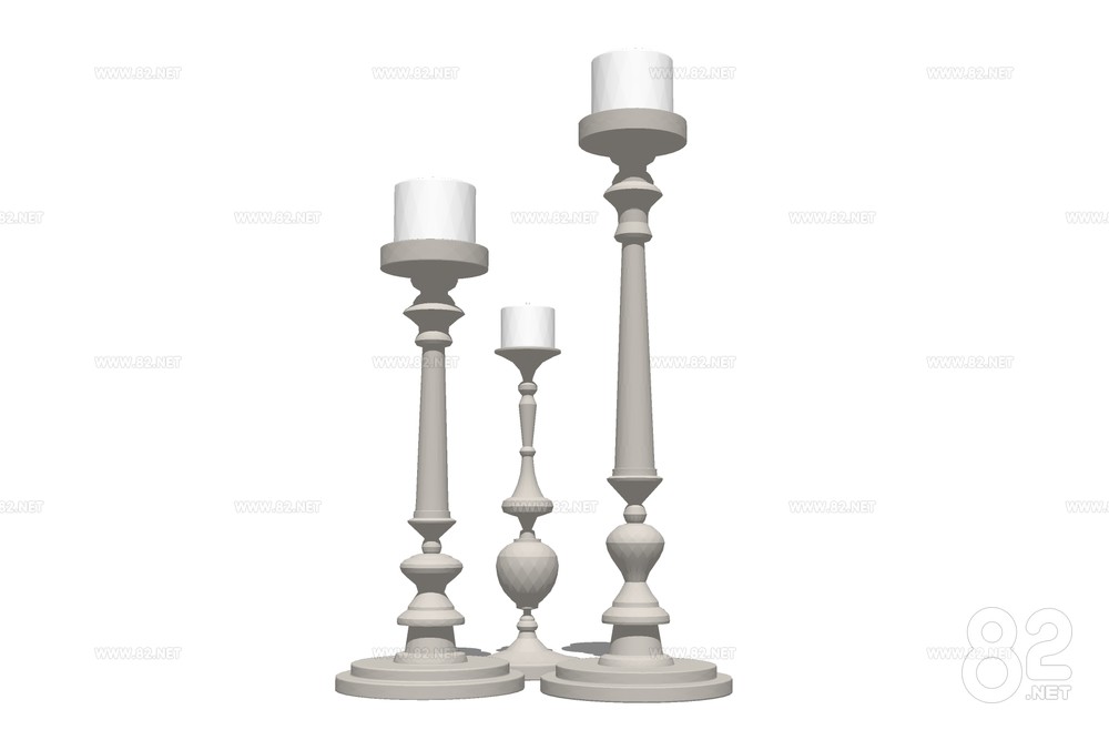 Candlestick lamp | SketchUp(.skp) - 82Models