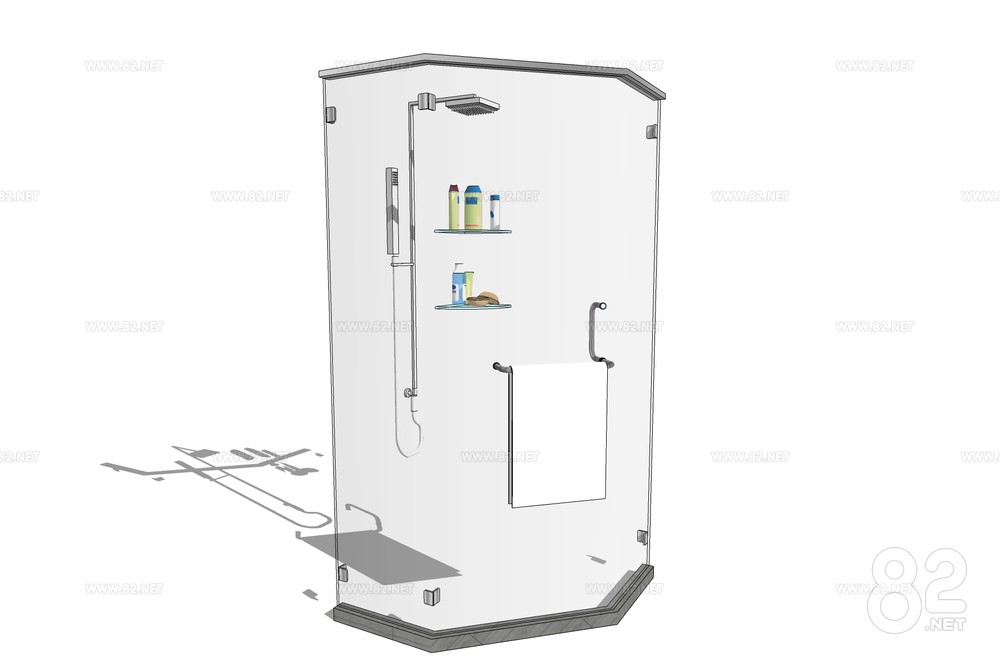 Shower room Sketchup Model | SketchUp(.skp) - 82Models