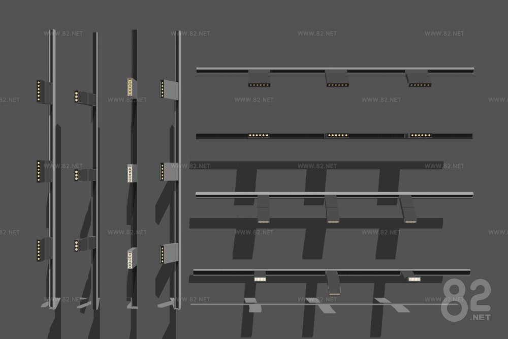 Track lights Sketchup Model | SketchUp(.skp) - 82Models
