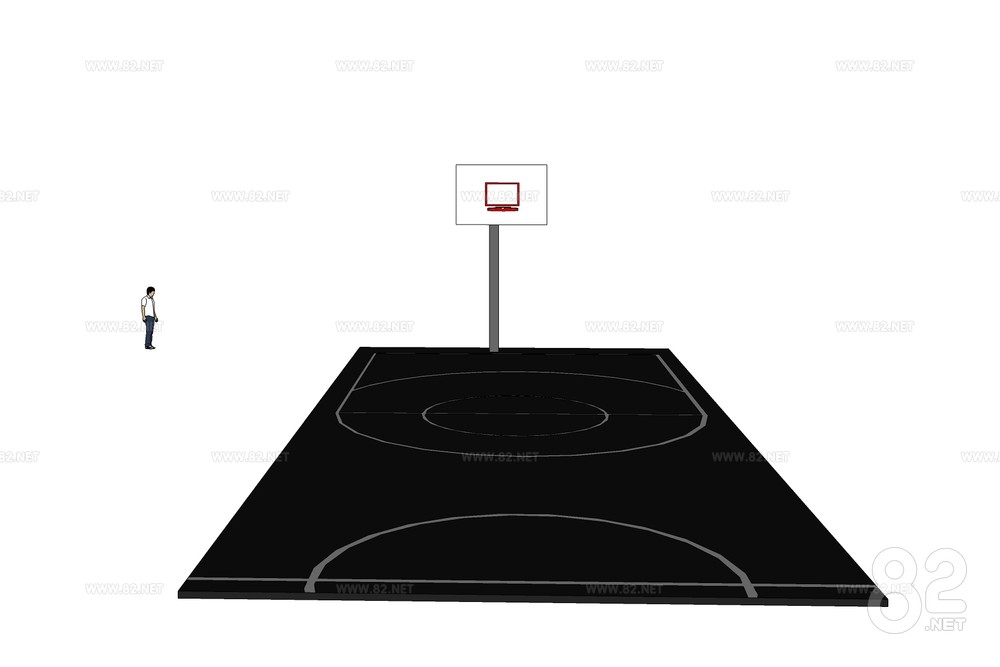 basketball court | SketchUp(.skp) - 82Models