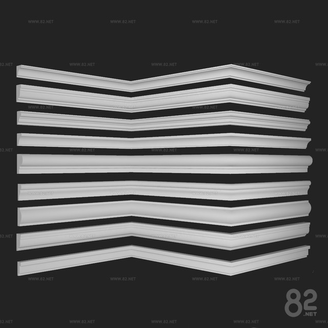 Plaster Line Free | 3Ds Max(.max) - 82Models