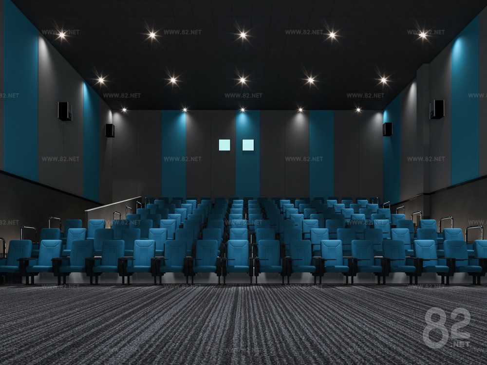 Free screening hall | 3Ds Max(.max) - 82Models