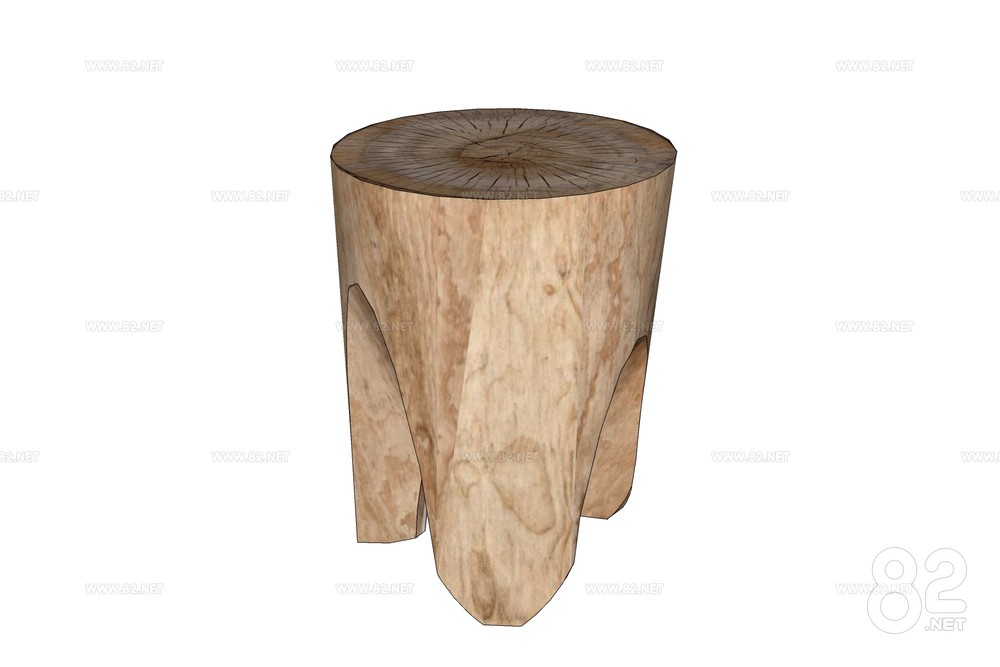 Round stool Sketchup Model | SketchUp(.skp) - 82Models