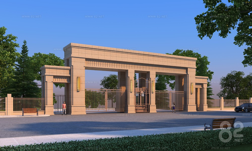 Gate | 3Ds Max(.max) - 82Models