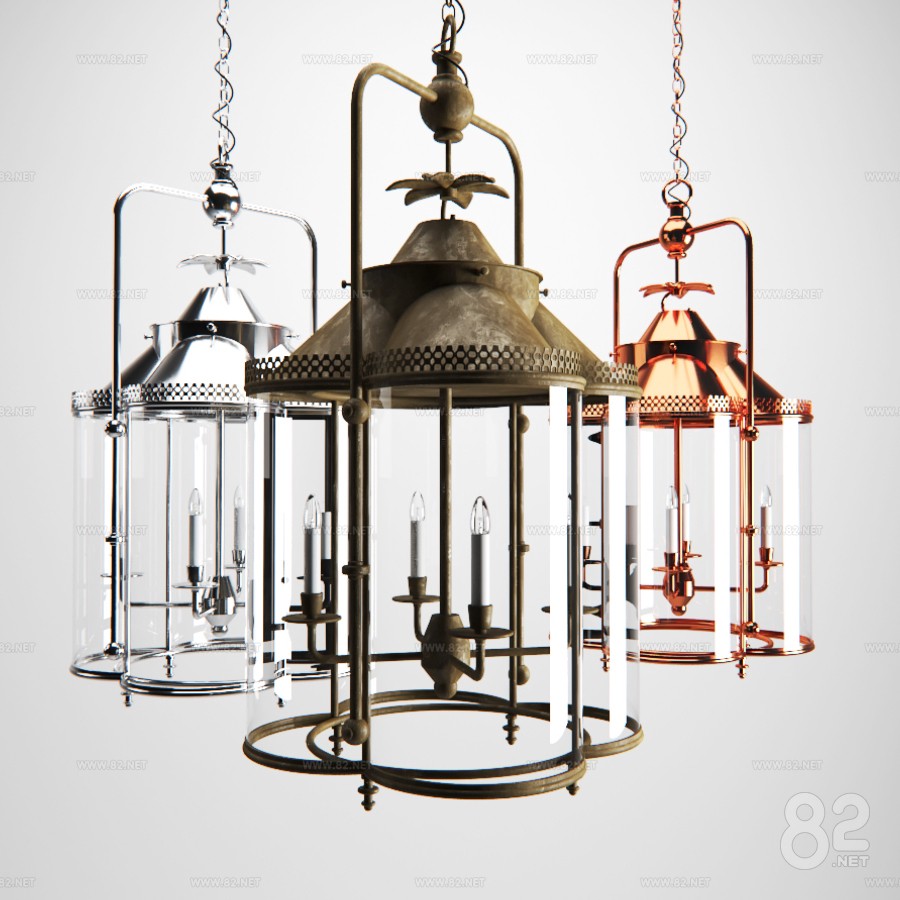 Metal chandelier | 3Ds Max(.max) - 82Models