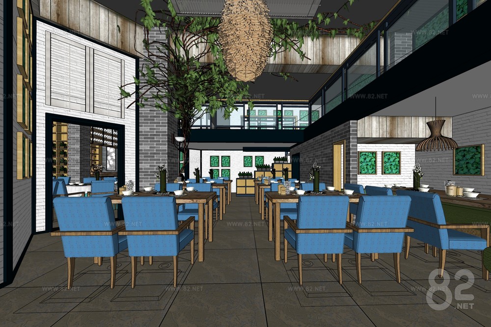 Restaurant | SketchUp(.skp) - 82Models