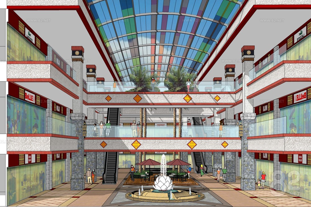Mall | SketchUp(.skp) - 82Models