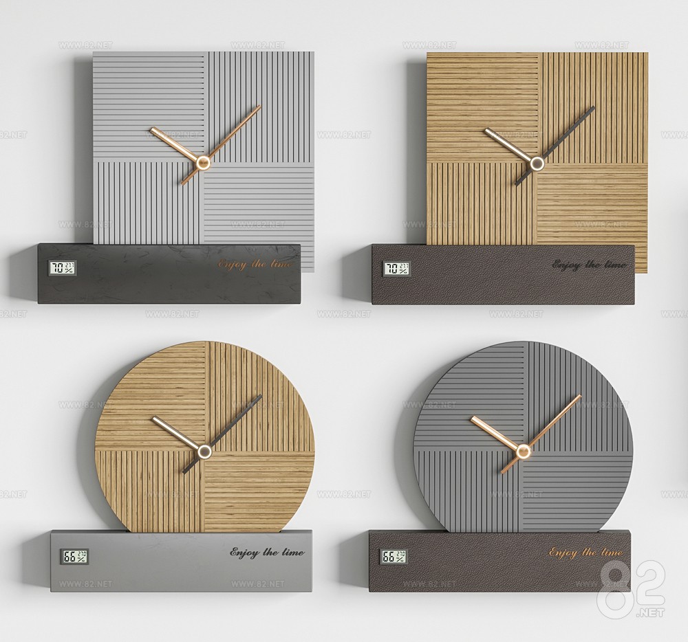 Wall clock | 3Ds Max(.max) - 82Models