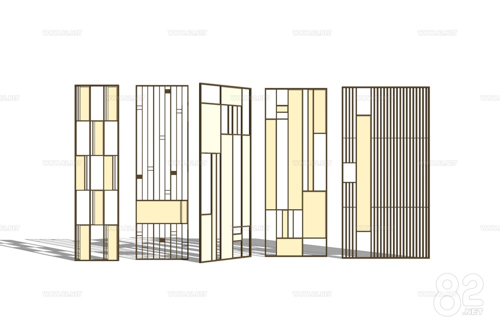 Partition Sketchup Model | SketchUp(.skp) - 82Models