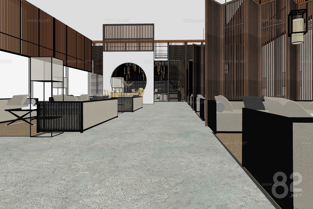 Reception area | SketchUp(.skp) - 82Models