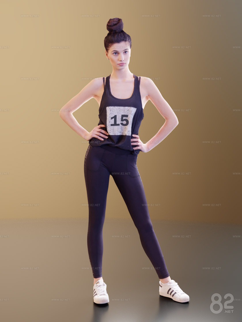 Sports female characters free | 3Ds Max(.max) - 82Models