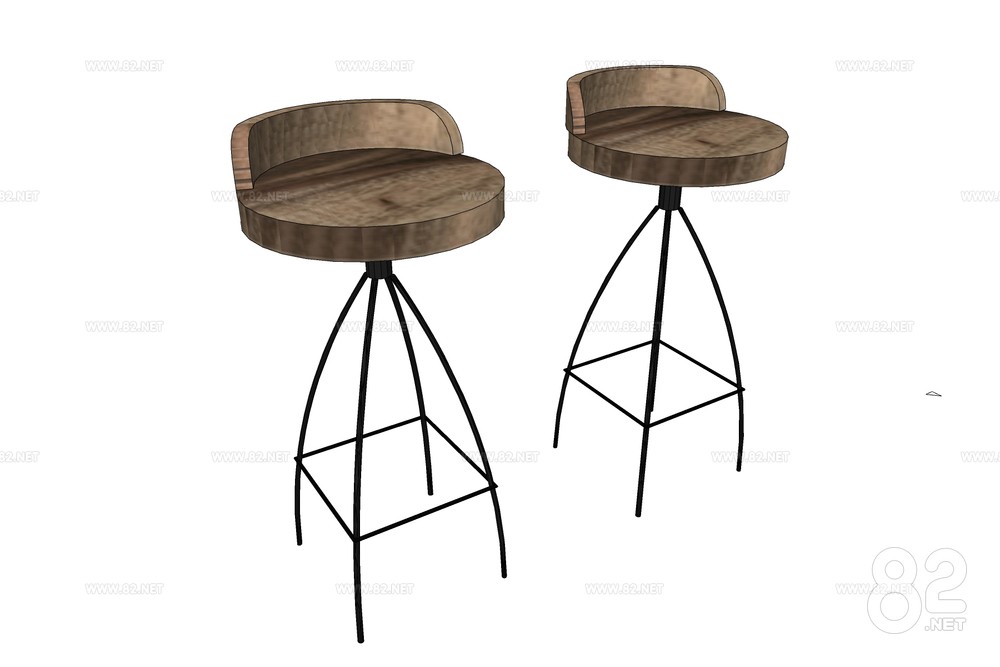 Bar Chair | SketchUp(.skp) - 82Models