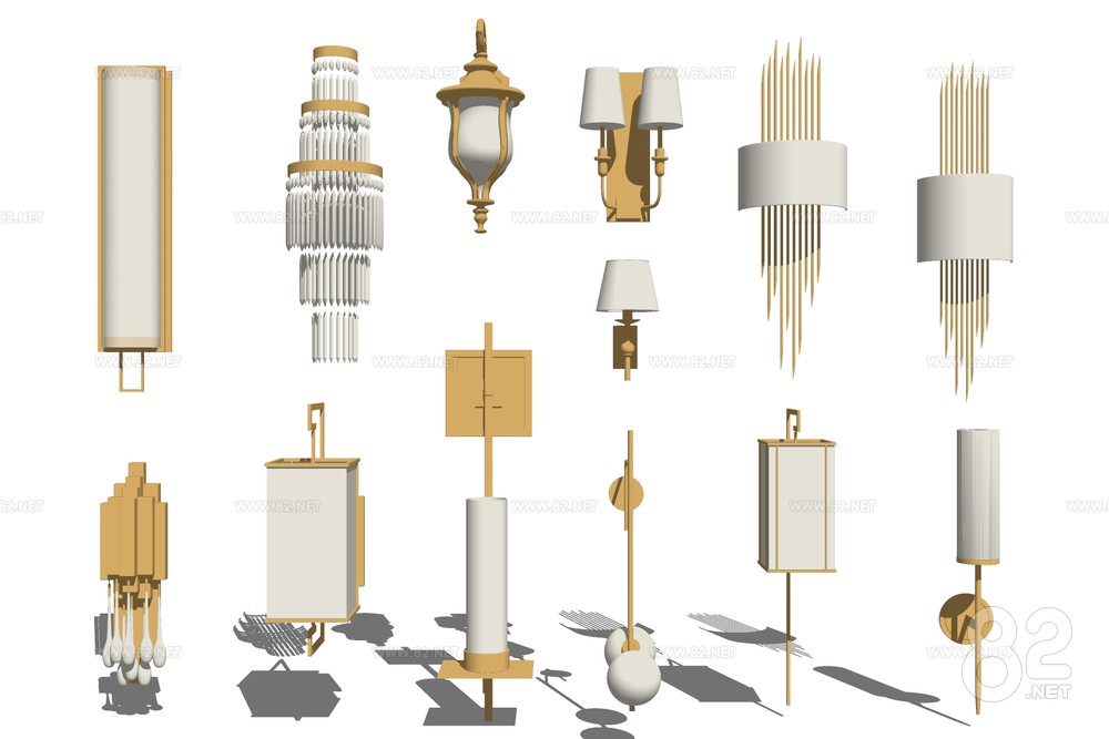 Wall lamp | SketchUp(.skp) - 82Models