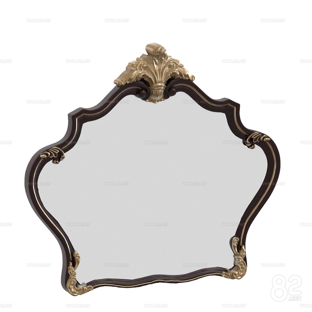 Carved decorative mirror | 3Ds Max(.max) - 82Models