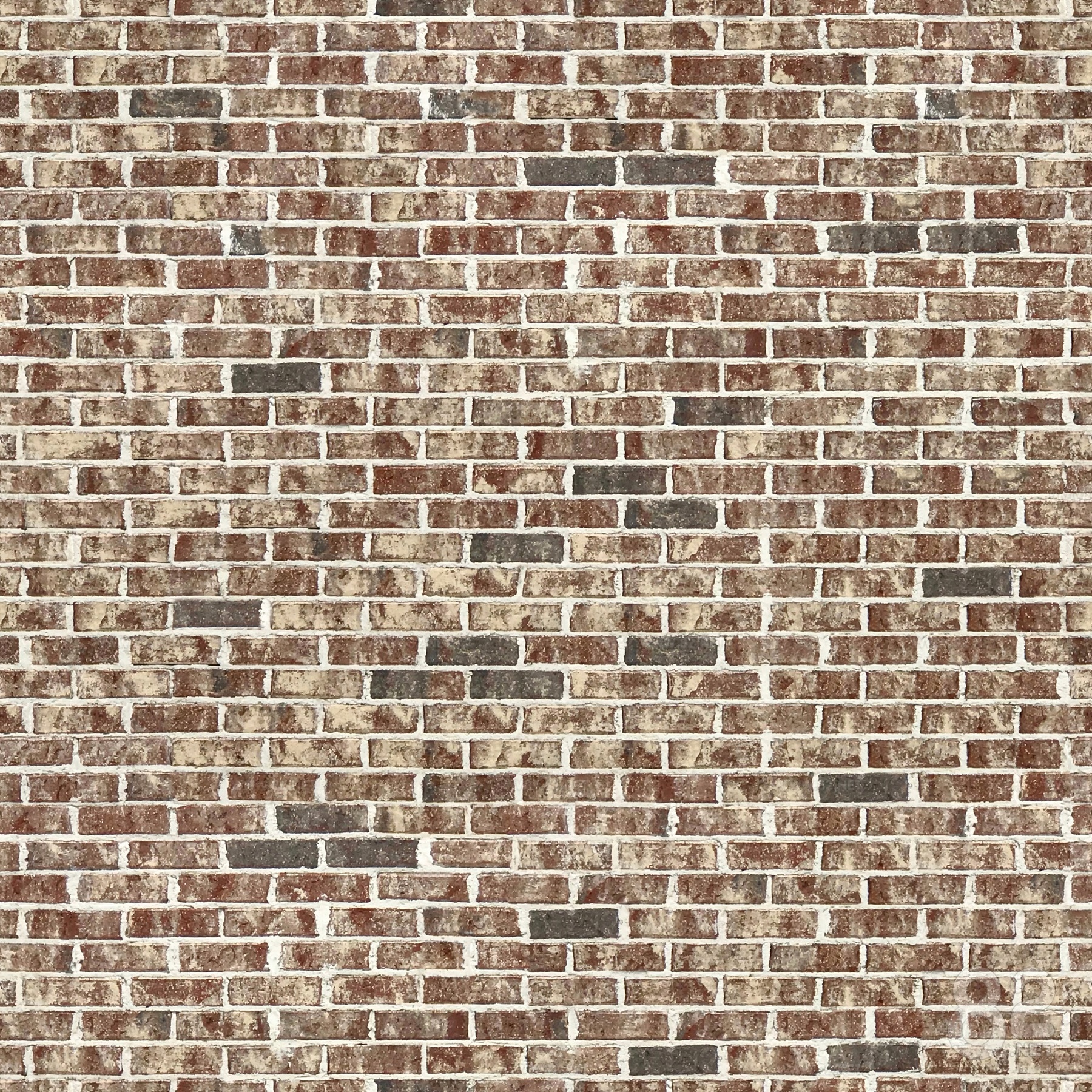 Seamless old red brick wall outdoor red brick wall 3D | Texture Maps ...