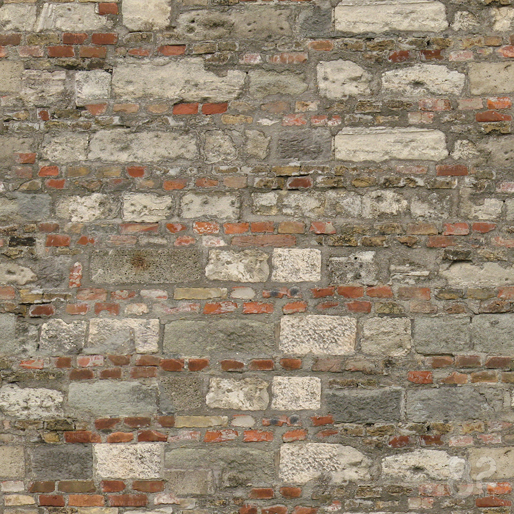 Seamless Outdoor Building Rock Block Stone Wall Tile Wall Floor 3D ...
