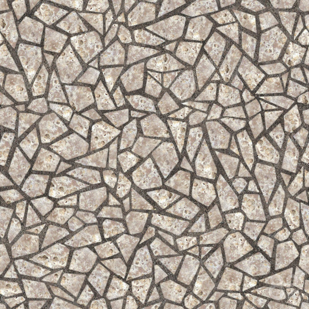 Seamless granite stone geometric parquet floor tile sidewalk road ...
