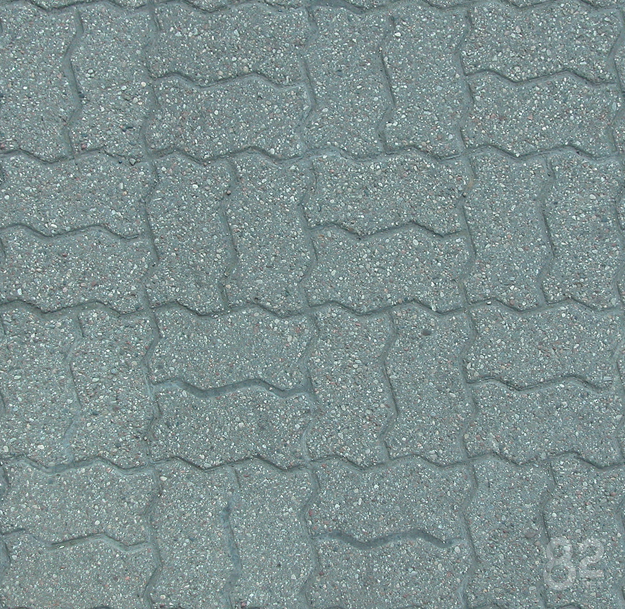 Seamless pedestrian tile permeable tile outdoor floor tile 3D | Texture ...