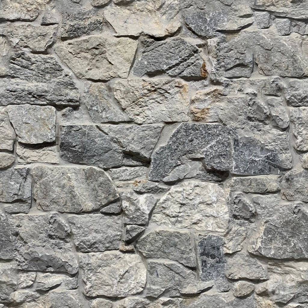 Seamless rock rubble culture stone bluestone wall (2)3D | Texture Maps ...