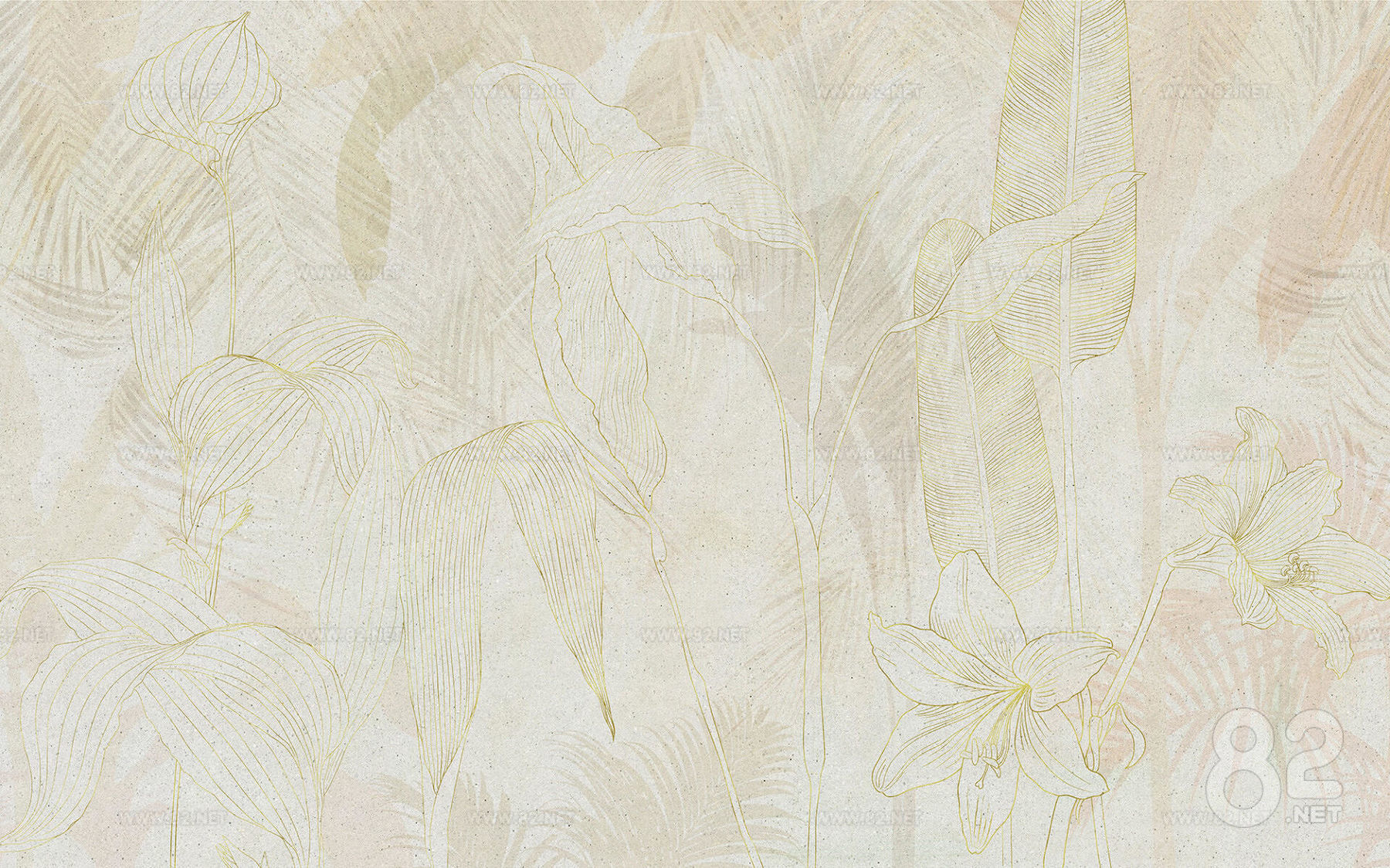 Beige Wallpaper 3D | Texture Maps (.jpg .png) - 82Models