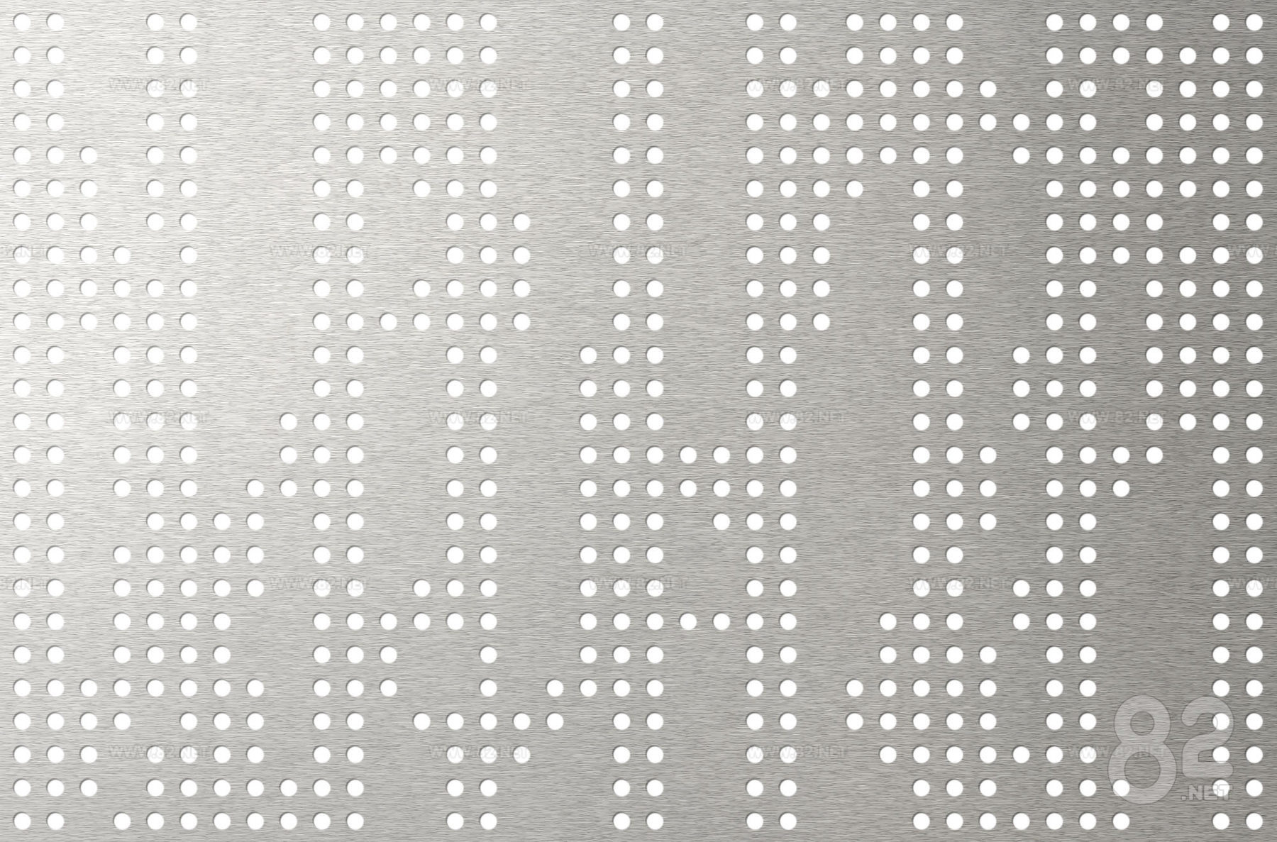 brushed stainless steel perforated panel metal 3D | Texture Maps (.jpg ...