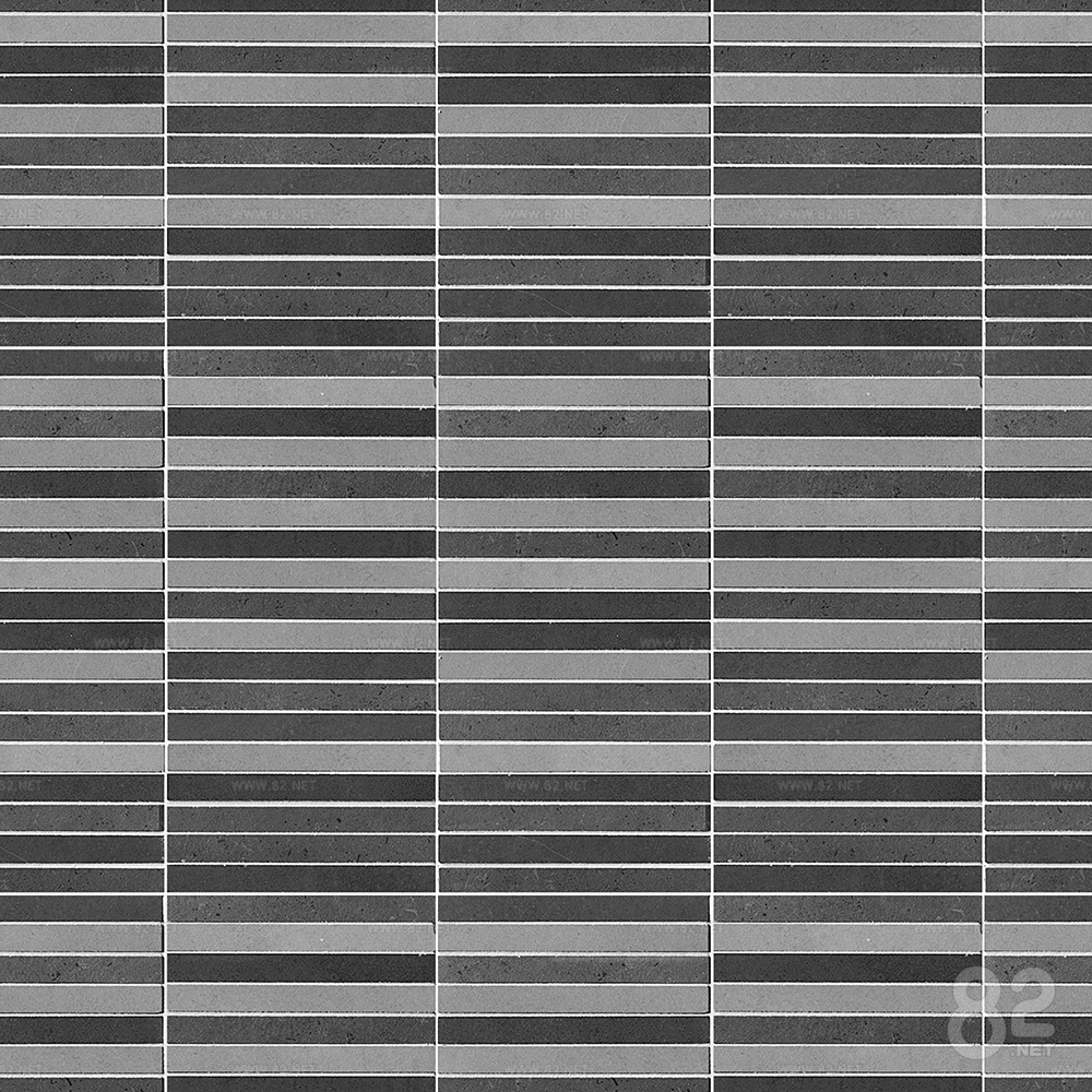 seamless mosaic tile stone strip parquet floor tile wall tile 3D ...