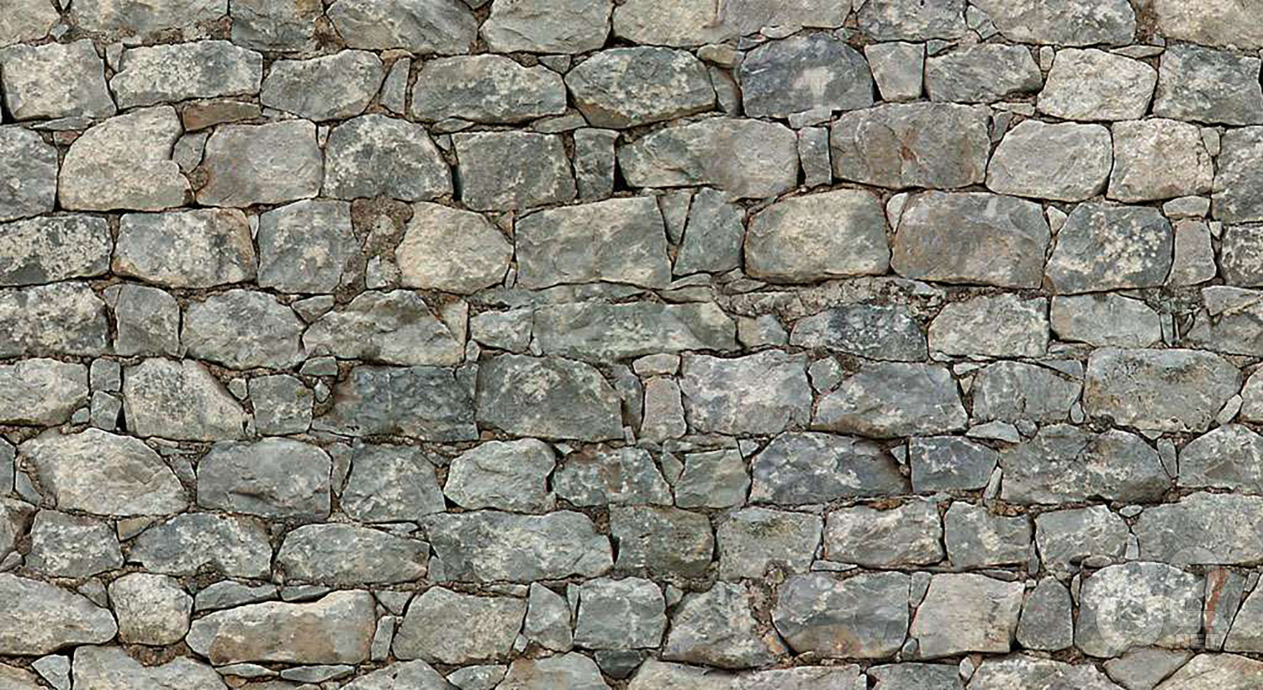 Stone Wall Retaining Wall 3D | Texture Maps (.jpg .png) - 82Models
