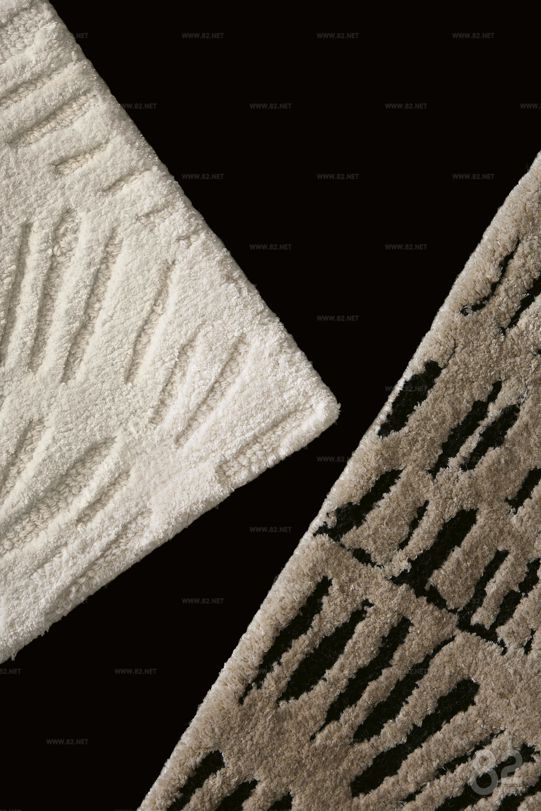 Black Patchwork Carpet 3D | Texture Maps (.jpg .png) - 82Models