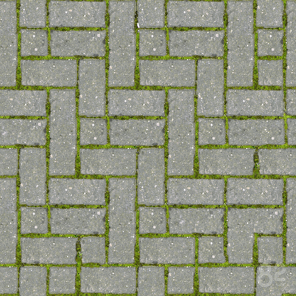 Seamless Park Permeable Brick Lawn Brick Grass Brick Parking Space ...
