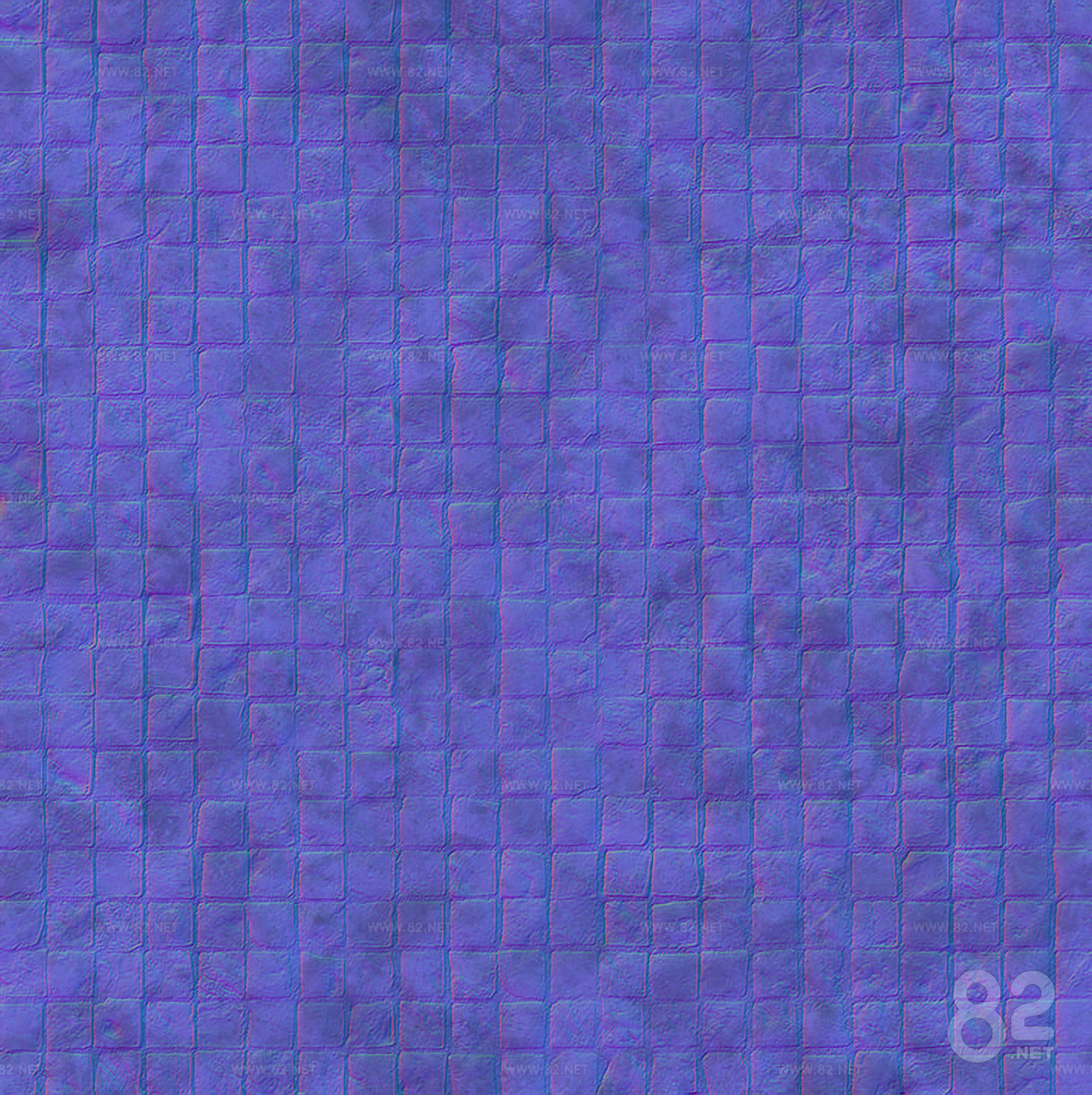 Mosaic Normal Bump 3D | Texture Maps (.jpg .png) - 82Models