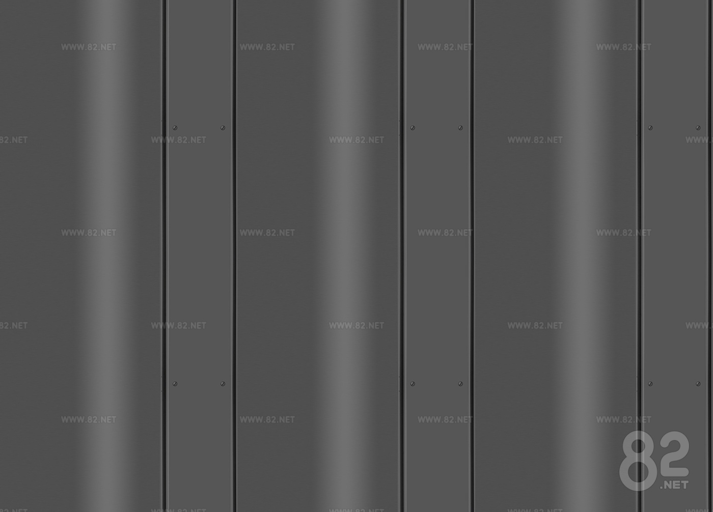 Seamless Stainless Steel Curtain Wall Metal Sheet 3D | Texture Maps ...