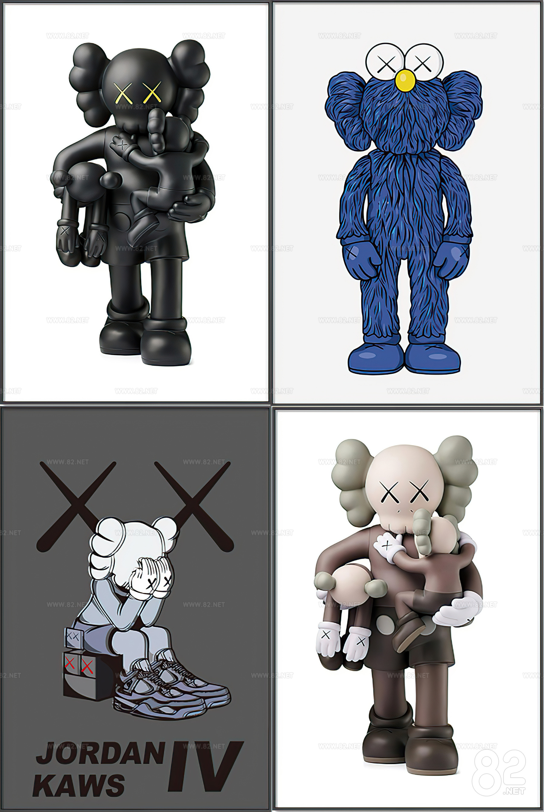 Kaws Hanging Paintings | Texture Maps (.jpg .png) - 82Models