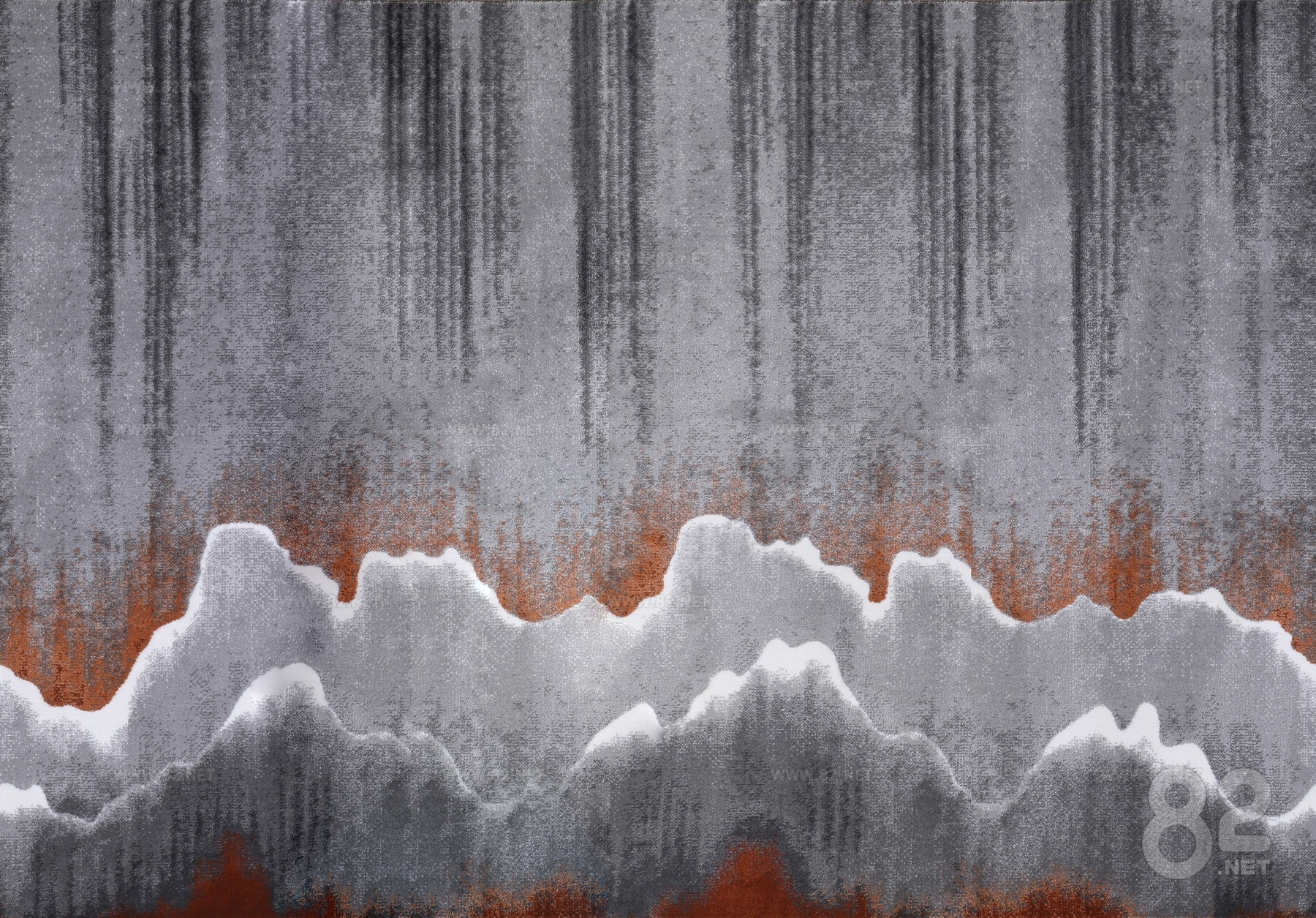 Chinese Grey Wave Carpet 3D | Texture Maps (.jpg .png) - 82Models