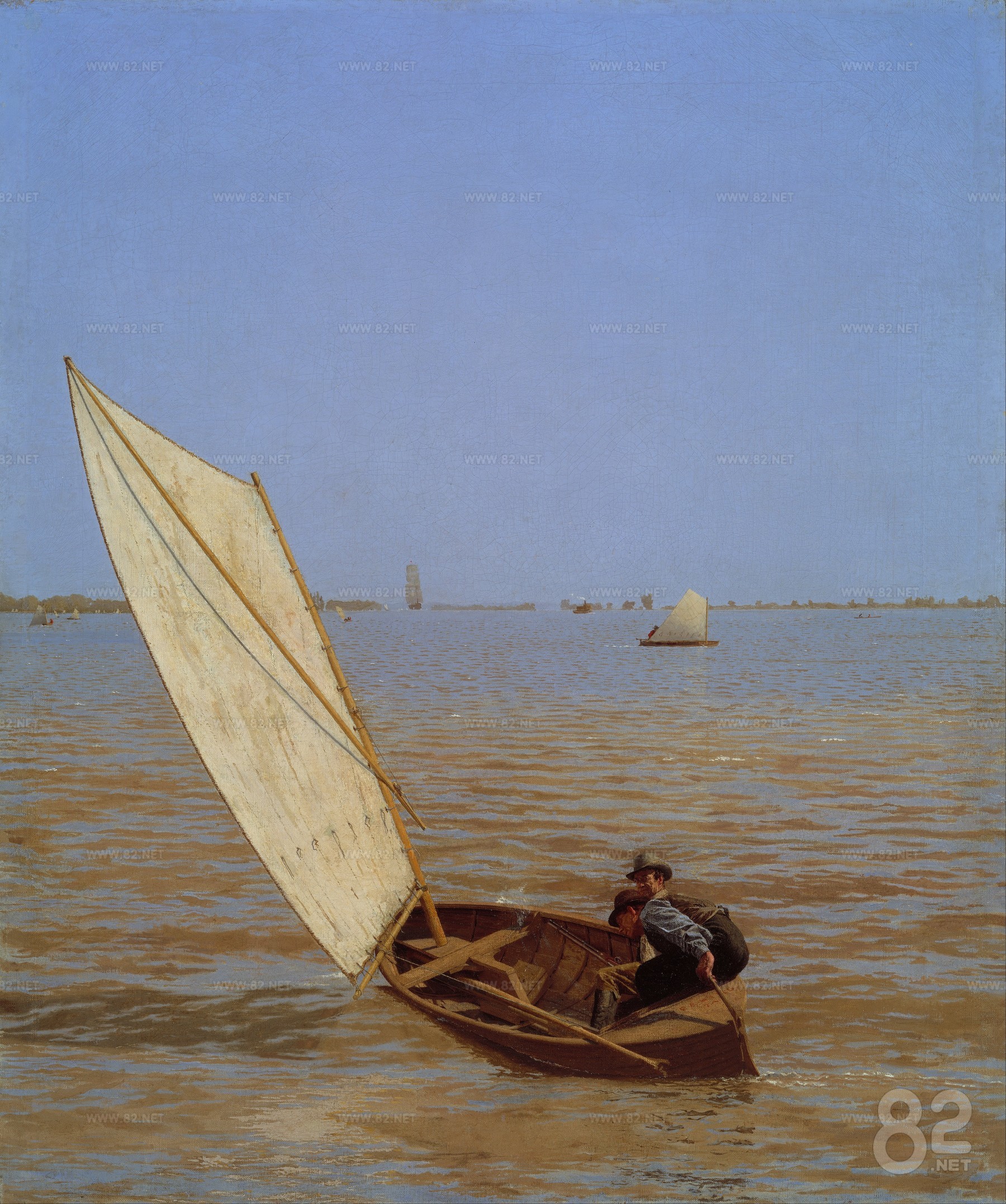 Sailing oil painting world famous painter works 3D | Texture Maps (.jpg ...