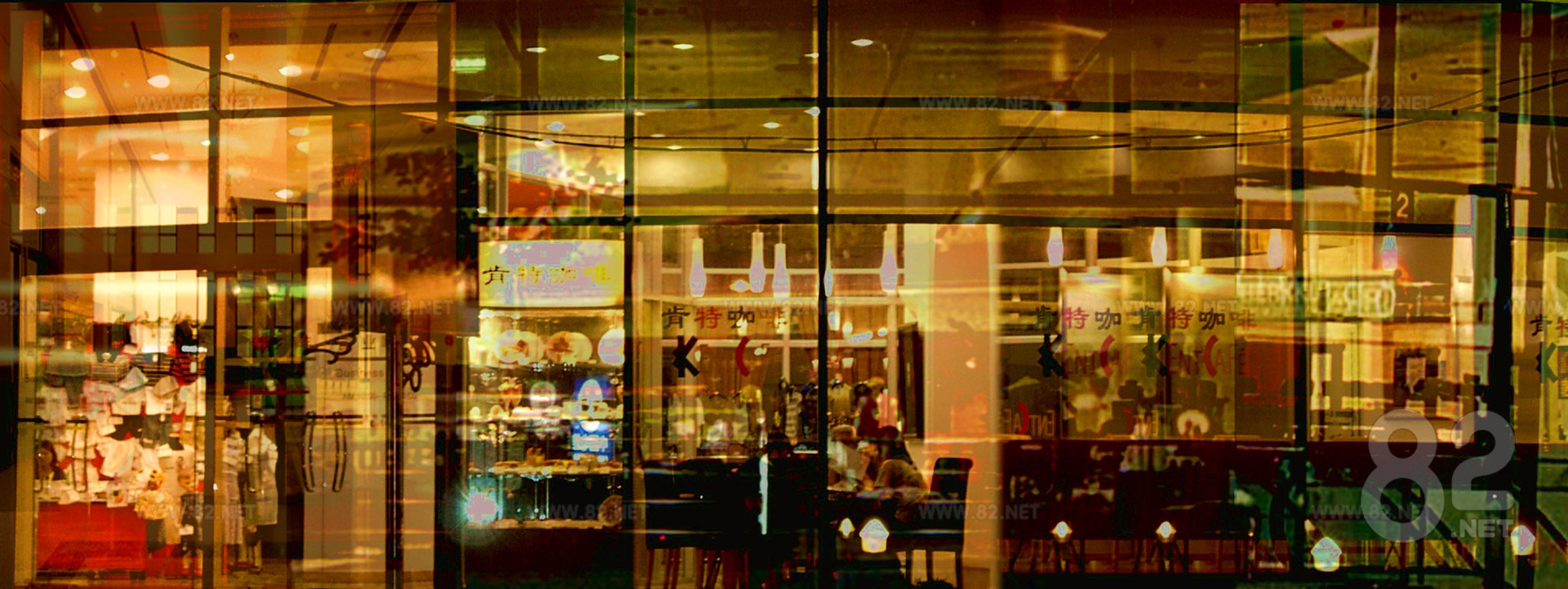 Cafe Indoor Hotel Lobby Indoor Commercial Window Shopping Mall Shop ...