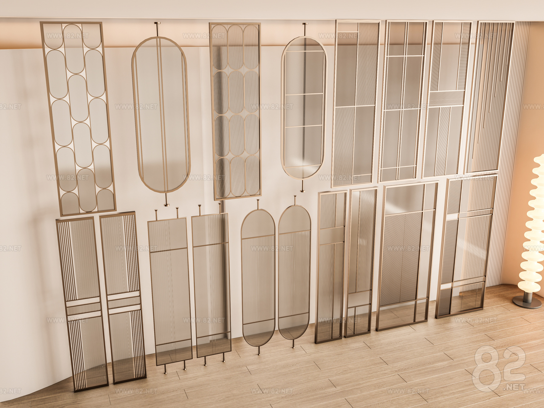 Partition screen free | SketchUp(.skp) - 82Models