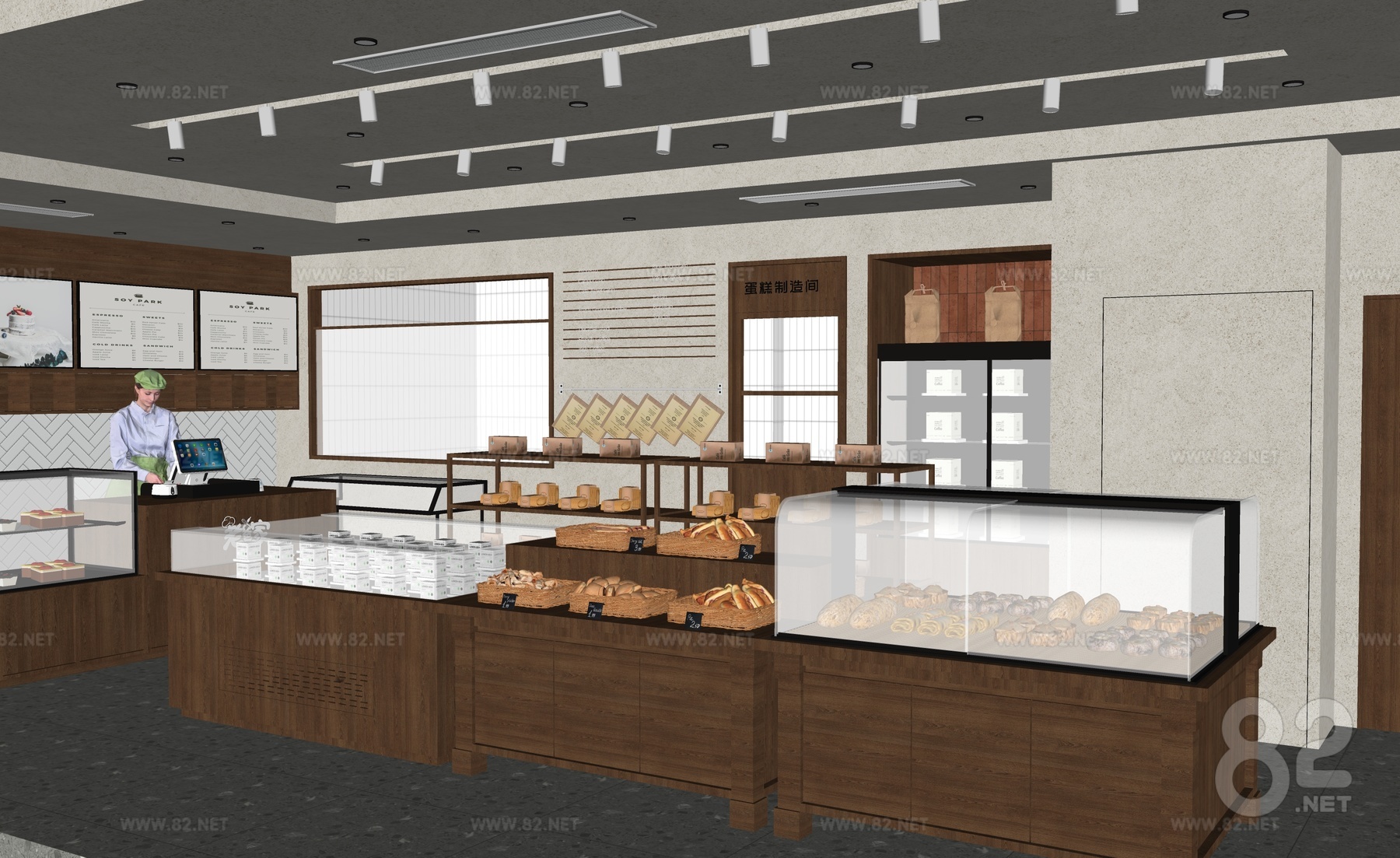 Bakery | SketchUp(.skp) - 82Models