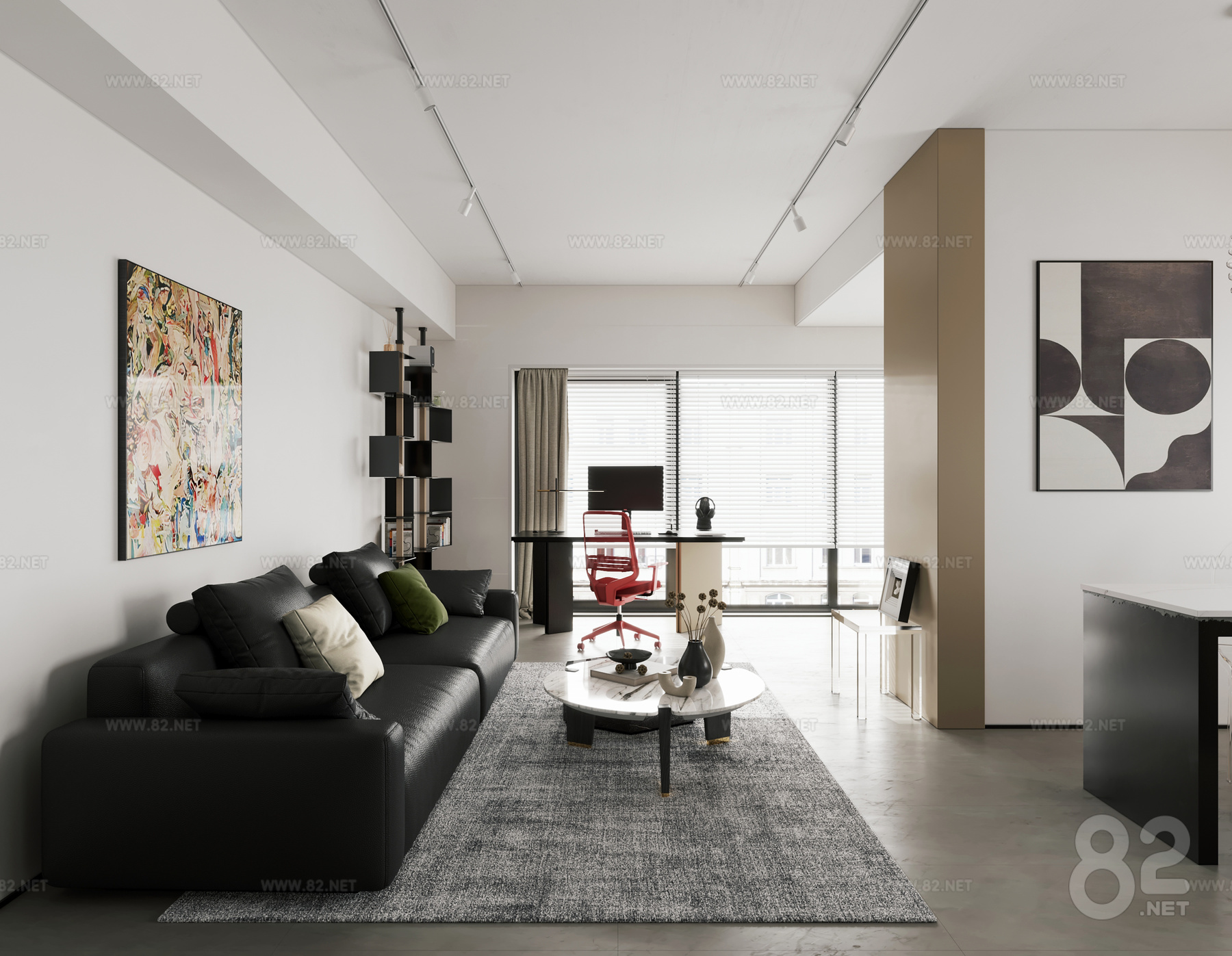 Apartment | 3Ds Max(.max) - 82Models